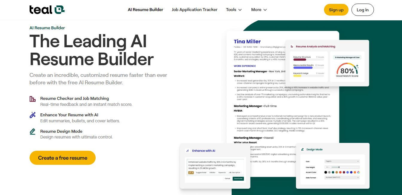 5 Best AI Tools for Resume Writing Free & Paid